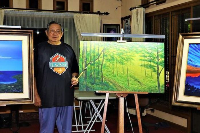 SBY Berhasil Rampungkan 17 Lukisan dalam Waktu 3 Minggu, Karya sang ...