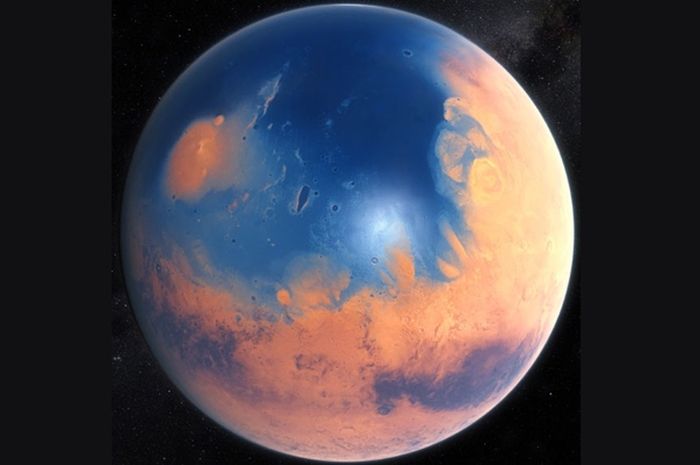 Bukti Baru: Planet Mars Pernah Ditutupi oleh Lautan Sedalam 300 Meter ...