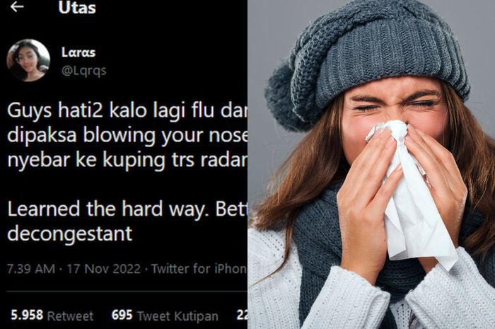 Lagi Heboh Tweet Soal Bahaya Buang Ingus Terlalu Keras, Ternyata Begini ...