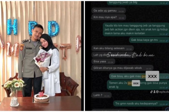 Geger Wanita Ngaku Dihamili Oknum Polisi sampai Dipaksa Gugurkan Kandungan, Bocor Isi Chat ...
