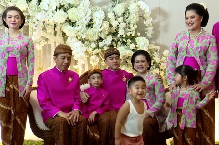 Gemas! Ini 3 Tingkah Lucu Al Nahyan Cucu Jokowi di Pernikahan Kaesang-Erina - Nova