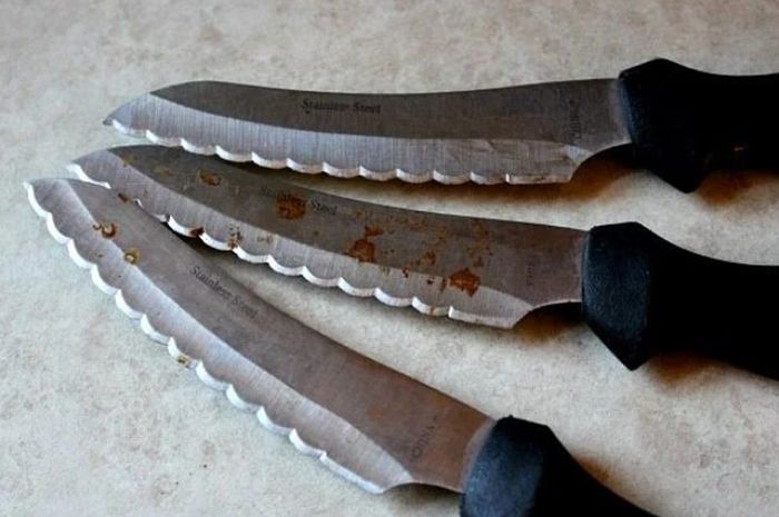 Modal Saus Tomat, Ini Cara Mudah Menghilangkan Karat pada Pisau Sampai ...