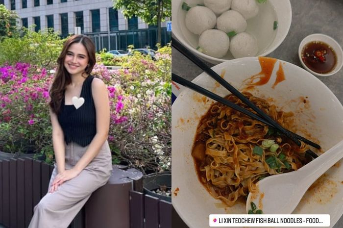 Syifa Hadju Makan Bakso Ikan Singapura yang Viral. Bisa Req No Pork! - CewekBanget