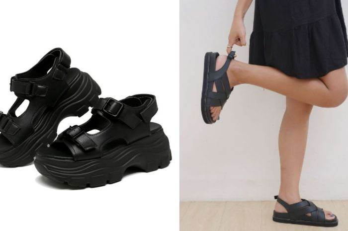 3 Rekomendasi Sandal Tali Hitam, Netral dan Cocok dengan OOTD Apa Pun ...