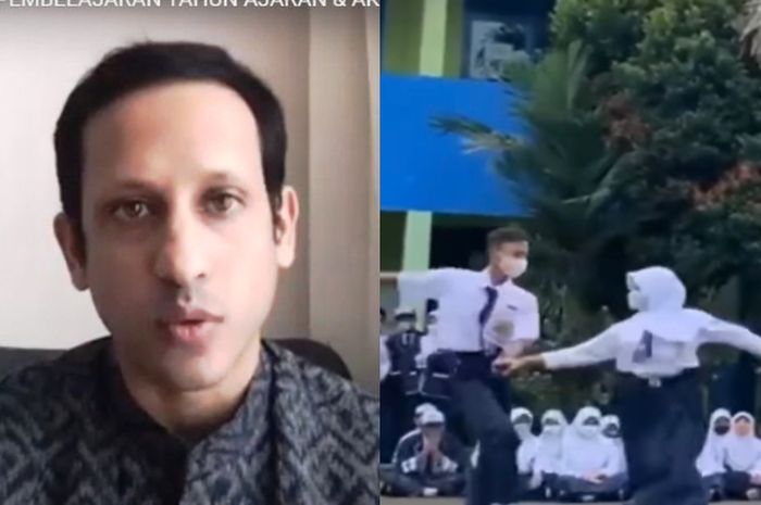 Nadiem Makarim Ikut Turun Gunung Susul Agnez Mo, Bela 2 Siswa SMPN 1 Ciawi yang Jago Dance tapi ...