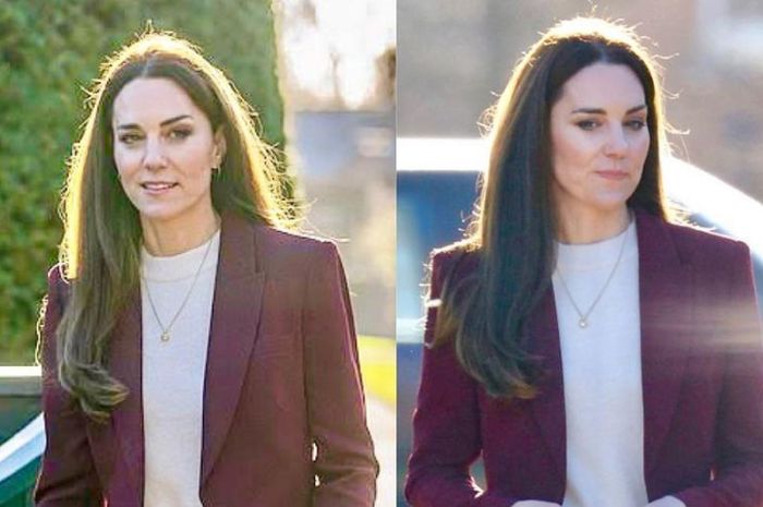 Inspirasi Tampil Menawan dengan Setelan Warna Burgundy ala Kate ... Inspirasi Tampil Menawan dengan Setelan Warna Burgundy ala Kate ...
