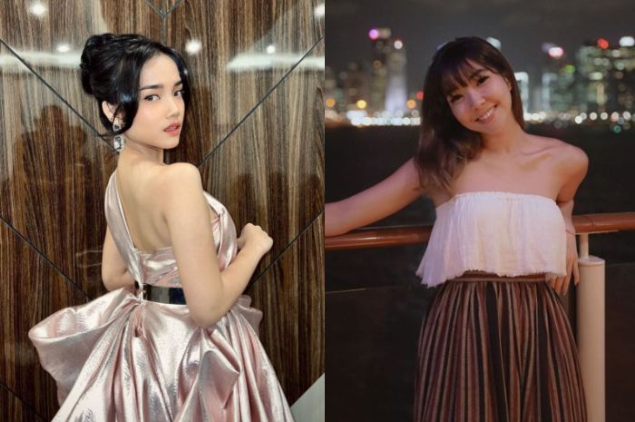 Pakai Cheongsam Warna Biru Emas, Kecantikan Fuji saat Rayakan Imlek ...