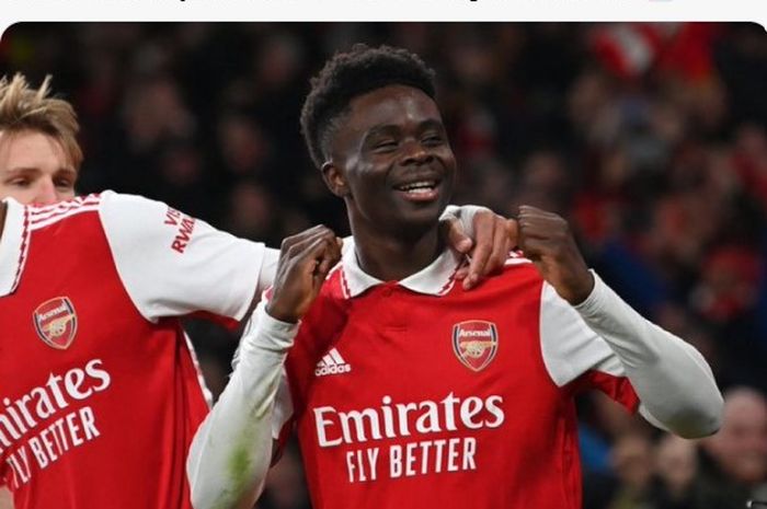 Bikin Manchester United Merana, Bukayo Saka Langsung Masuk Geng Elite ...