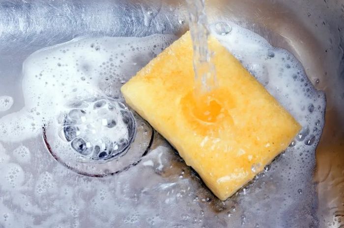 Banyak Yang Keliru, Busa Kuning pada Spons Cuci Piring Bukan untuk Usap ...