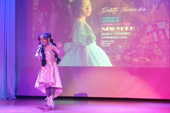 Profil Evolette Alexandra, Penyanyi Cilik Indonesia yang Bakal Tampil ...
