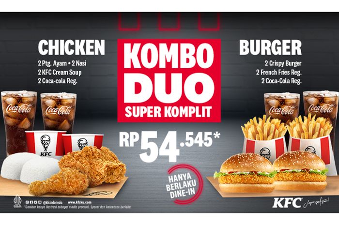 KFC Hadirkan Menu Kombo Duo Super Komplit, Makan Berdua Jadi Lebih ...