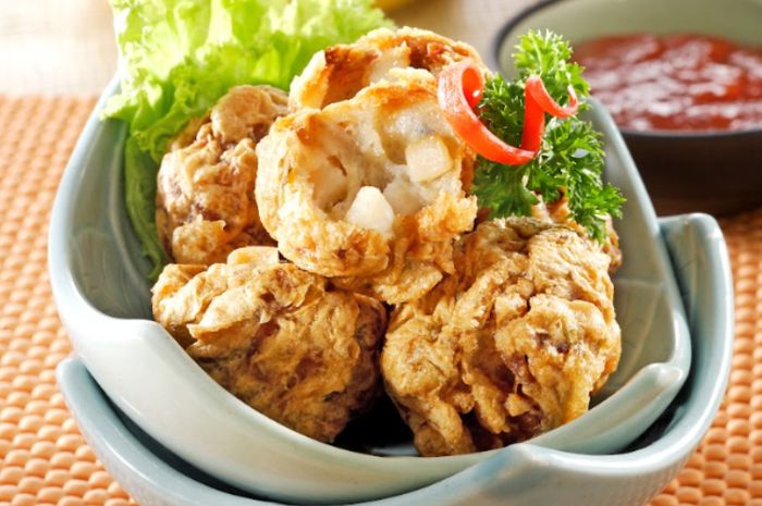 Resep Bakso Goreng Cumi Daun Ketumbar, Camilan Super Enak Dengan Isian ...