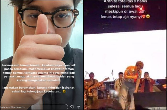 Pingsan Pas Manggung, Ardhito Pramono: Saya Ternyata Punya Maag Akut - Hai Pingsan Pas Manggung, Ardhito Pramono: Saya Ternyata Punya Maag Akut - Hai