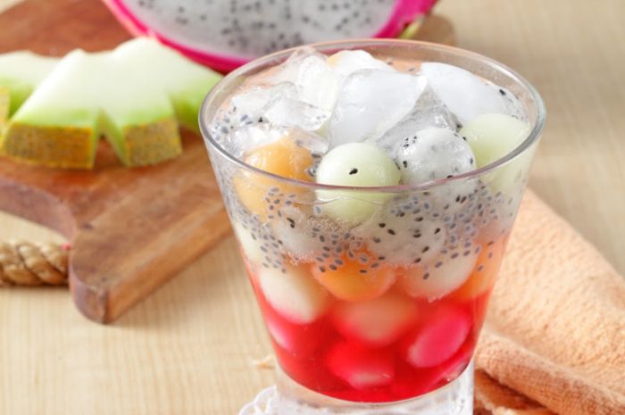 Resep Es Melon Sirop Merah, Minuman Segar Istimewa Untuk Di Hari Libur ...