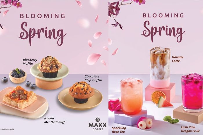 Maxx Coffee Luncurkan Menu Edisi Spring yang Terinspirasi dari Warna ...