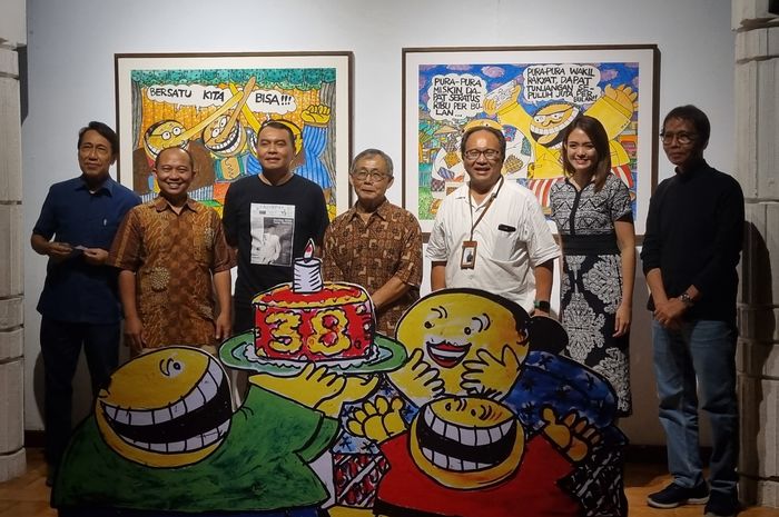 Peringati 38 Tahun Berkarya, Pameran Kartun Strip Timun di Bentara ...