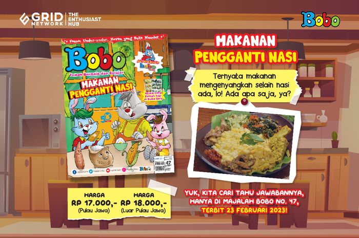 Majalah Bobo Terbaru Edisi 47 Sudah Terbit, Ada Halaman Khusus Bobo ...