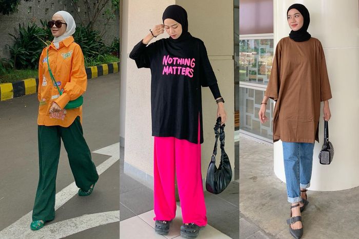 Inspirasi Padu Padan Style Hijab Pakai Baju Oversized Biar Makin Kece - Stylo