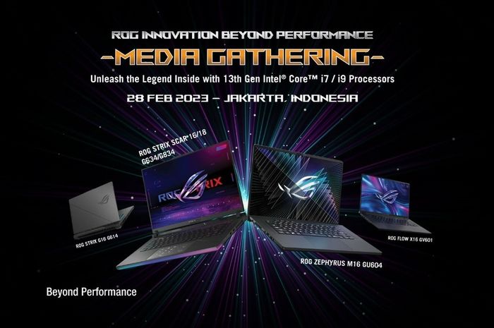 ASUS Perbarui Laptop Gaming seri ROG dengan Intel Core Generasi ke-13 ...
