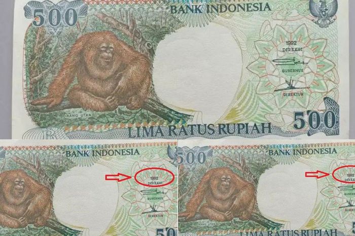 Bisa Buat DP Mobil Kalau Punya Uang Kertas Rp. 500 Rupiah Gambar Orang ...