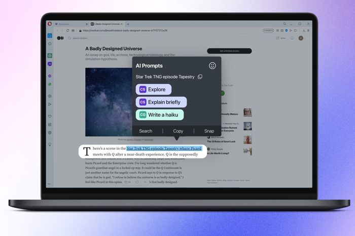 Apa saja Kemampuan Fitur ChatGPT dan AI Milik Browser Opera? - Info ...
