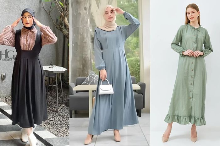 Dress Remaja Kekinian Lebaran 2023, Aneka Dress Simpel dan Adem - Stylo