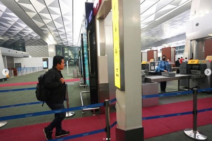 Sudah Tiba di Qatar dan Siap Lobi FIFA, Erick Thohir: Bismillah, Pulang ... Sudah Tiba di Qatar dan Siap Lobi FIFA, Erick Thohir: Bismillah, Pulang ...