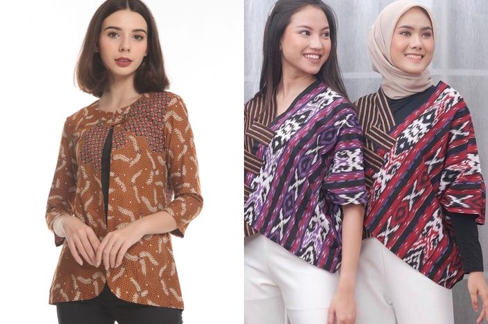 3 Online Shop Outer Batik Kekinian untuk Hijabers, Modelnya Mewah! - Stylo