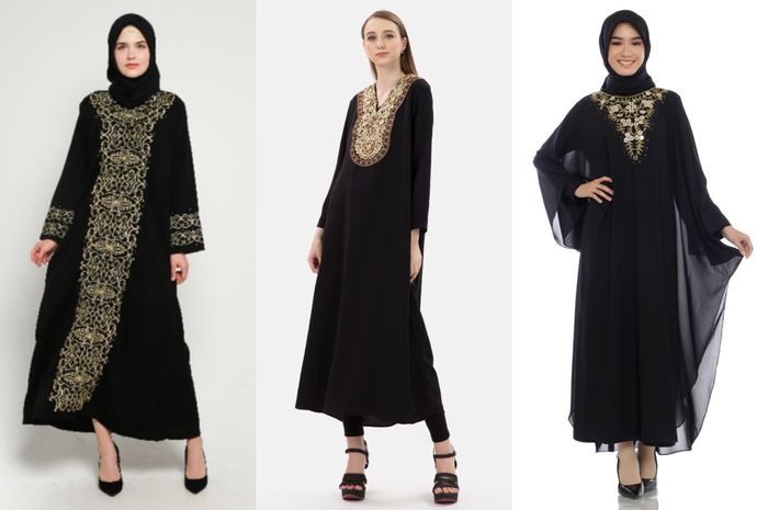 Rekomendasi Gamis Hitam Mewah Elegan Harga Seratus Ribuan Aja! - Stylo