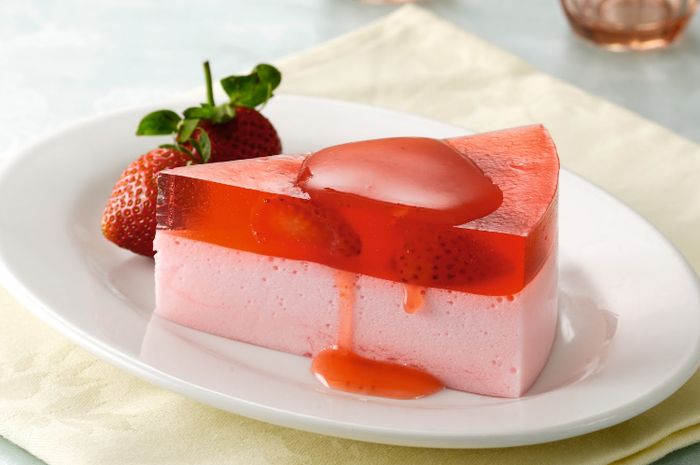 Resep Puding Stroberi, Dessert Kenyal Dan Praktis Dengan Saus Stroberi ...