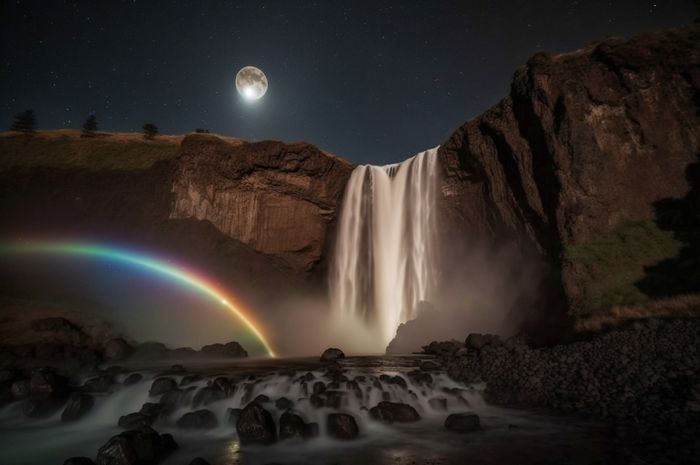 Mengenal Moonbow, Pelangi Malam yang Terbentuk dari Cahaya Bulan - Bobo