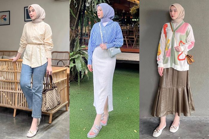 Inspirasi OOTD Hijab untuk Ngemall dari Selebgram Ersha Nadhia - Stylo