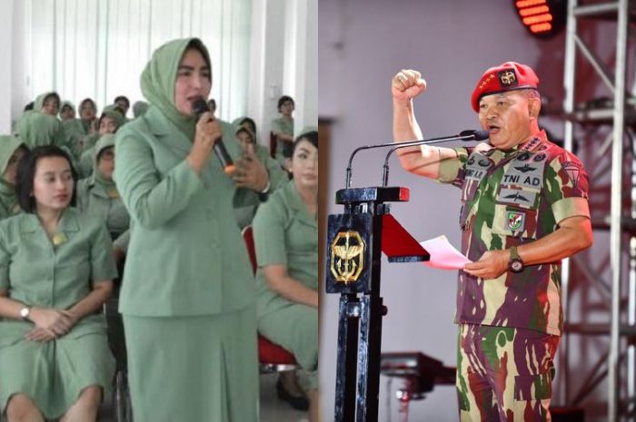 KSAD Jenderal Dudung Abdurachman Beri Pesan Khusus ke Para Istri Prajurit TNI yang Tugas Operasi ...