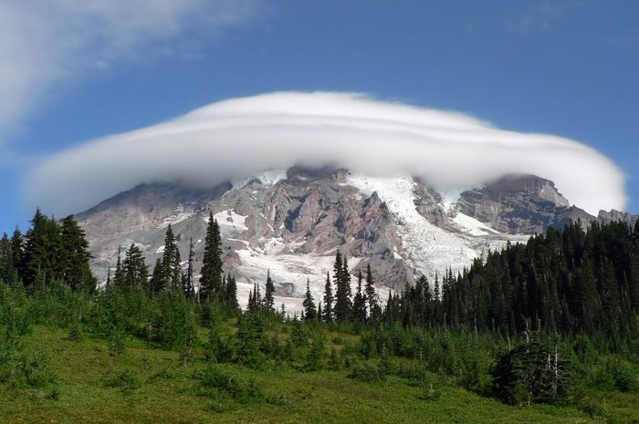 Mengenal Awan Lenticular, Fenomena Alam yang Muncul di Pegunungan - Bobo