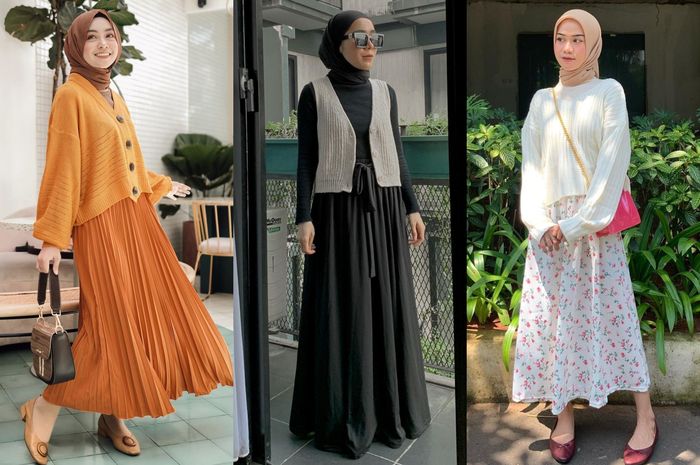 Padu Padan Outfit Hijab Pakai Busana Rajut dari Selebgram yang Modis! - Stylo