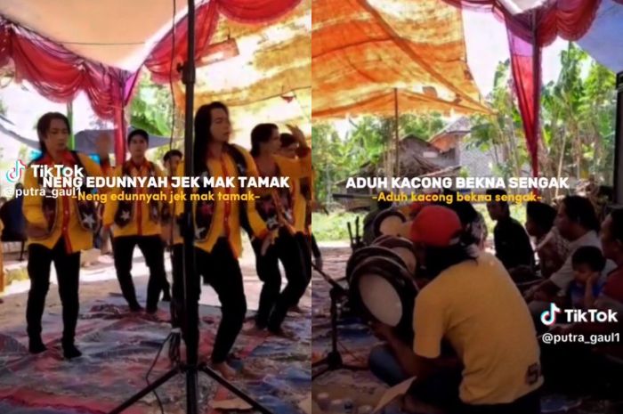 VIRAL di TikTok Video Tarian 'Aduh Kacong Bekna Sengak', Netizen Sebut Lagunya Candu, Ternyata ...