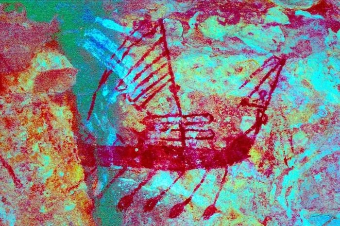 Lukisan Cadas Aborigin Ternyata Menggambarkan Kapal Perang Maluku ...