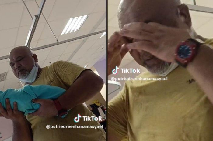 Viral di TikTok Pria Menangis Gendong Putri Pertama, 15 Tahun Menanti ... Viral di TikTok Pria Menangis Gendong Putri Pertama, 15 Tahun Menanti ...