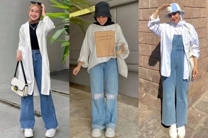 Padu Padan Outfit Celana Jeans Hijab yang Kasual dan Kekinian - Stylo