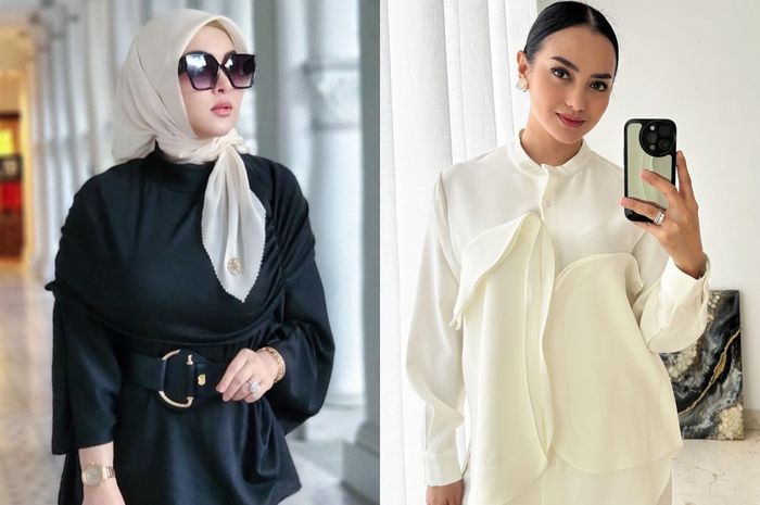 Adu Gaya Princess Syahrini dan Ririn Ekawati Saat Kenakan Tas Mewah ...