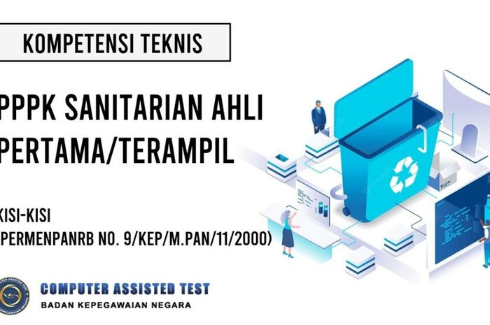 Bank Soal PPPK 2023, Ini Kisi-kisi dan Contoh Soal P3K Formasi Sanitarian Ahli Pertama, Lengkap ...