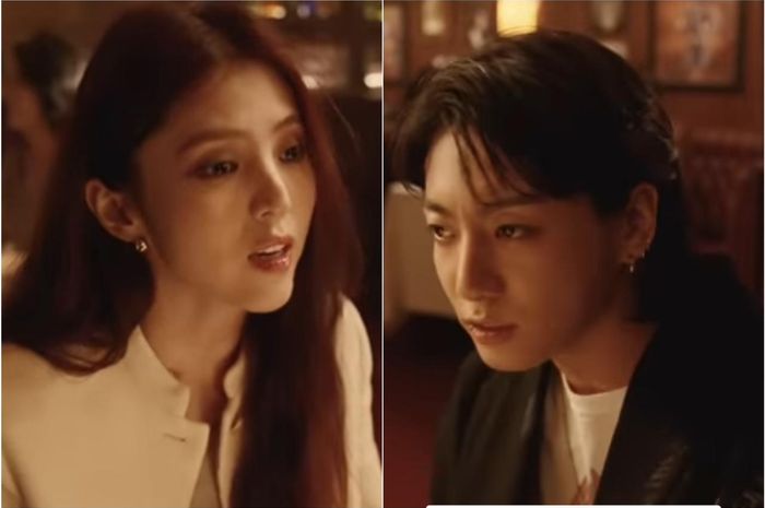 Han So Hee Terlihat Bertengkar dengan Jungkook BTS di Teaser MV Seven ...