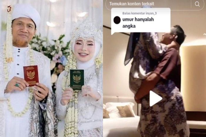 Viral Pria 53 Tahun Nikahi Gadis 19 Tahun, Tak Permasalahkan Perbedaan Usia, Bahagia Pamer Momen ...