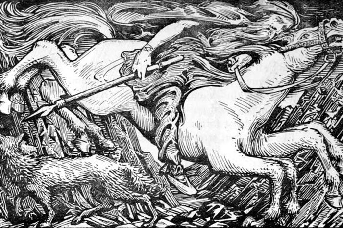 Sleipnir, Kuda Berkaki Delapan Milik Dewa Odin di Mitologi Nordik ...