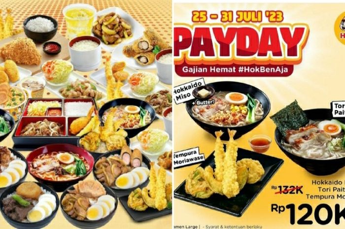 Kapan Lagi Bisa Makan Kenyang Ramai Ramai Cuma Rp 100 Ribuan Buruan Serbu Promo Payday Hokben