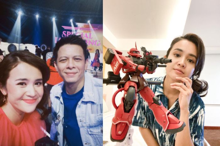 Michelle Ziudith Ikut Gemes, Inilah Koper Gundam Desain Khusus Milik Ariel NOAH yang Bikin Iri ...