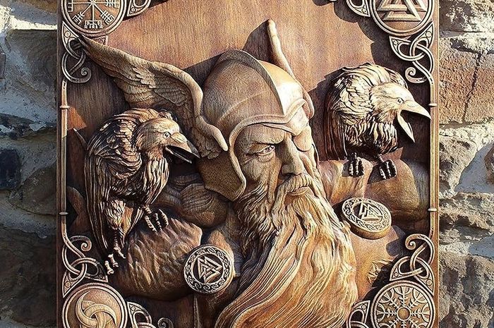 Hugin dan Munin, Burung Gagak 'Mata-mata' Dewa Odin Mitologi Nordik ...