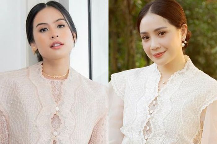 Adu Gaya Nagita Slavina dan Maudy Ayunda Saat Pakai Baju Sama Persis! Kece Gaya Siapa Nih?
