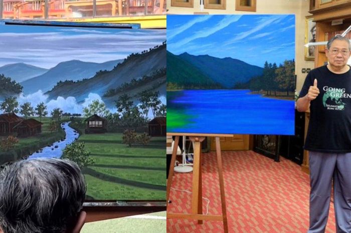 Lukisan SBY Terjual Rp 510 Juta, Pembelinya Ternyata Bukan Orang ...