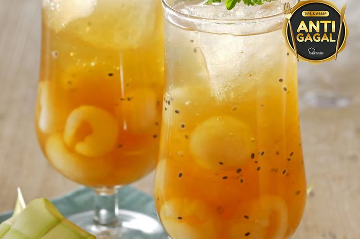 Diminum Saat Cuaca Panas, Resep Ice Tea Longan Jeli Bikin Badan Segar ...